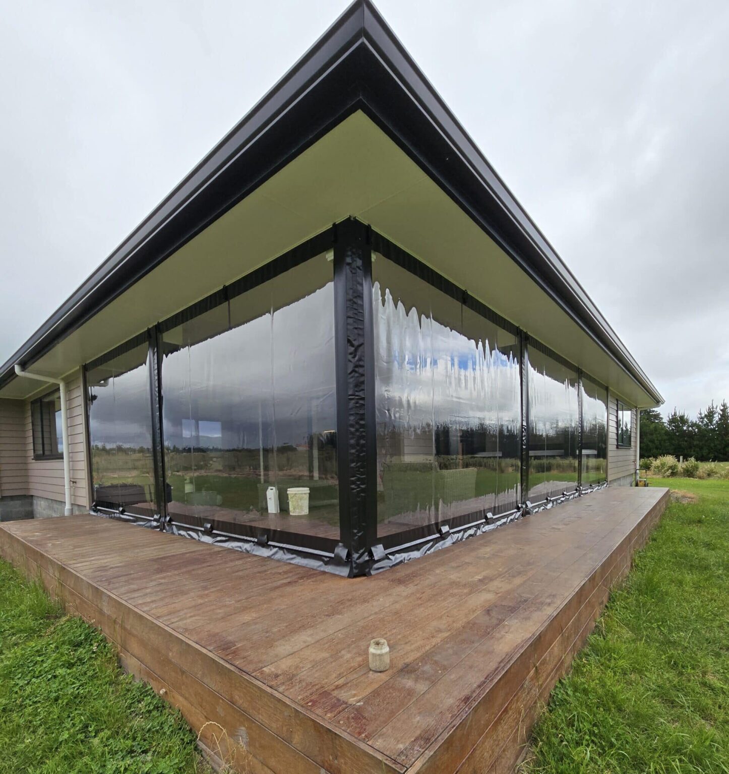 Clear PVC Patio Blinds – Weather Protection with Uninterrupted Views